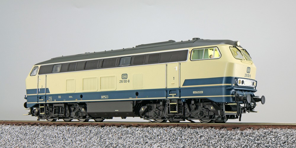 ESU 31001 Diesellokomotive BR 216 DB Ep IV Digital Sound Rauch H0 DC AC